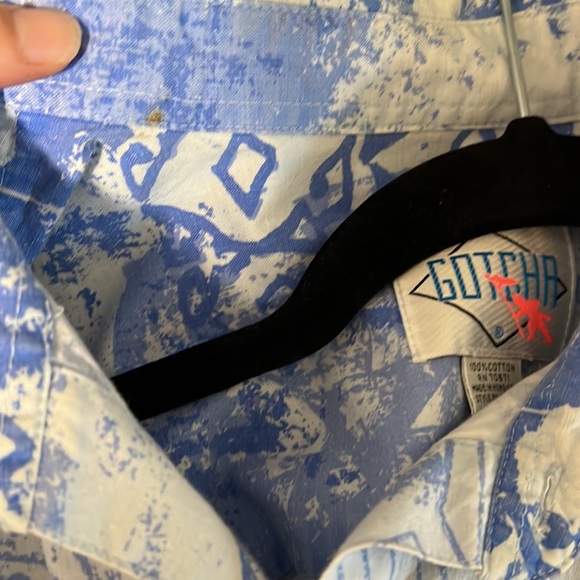 gotcha | Shirts | Vintage Gotcha Surf Wear Hawaiian Tribal Mens Botton ...